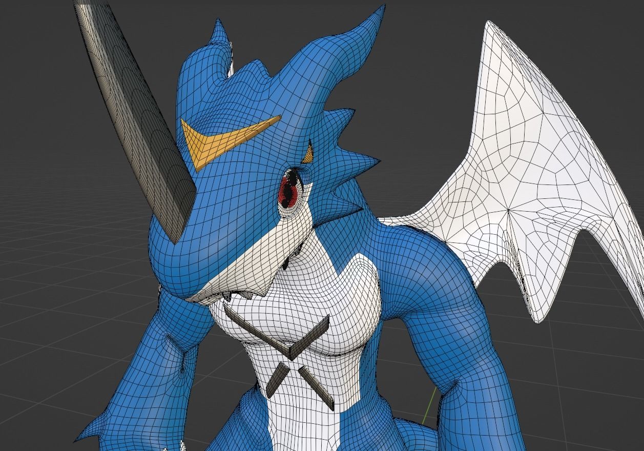 XV-mon - Digimon 3D model rigged | CGTrader