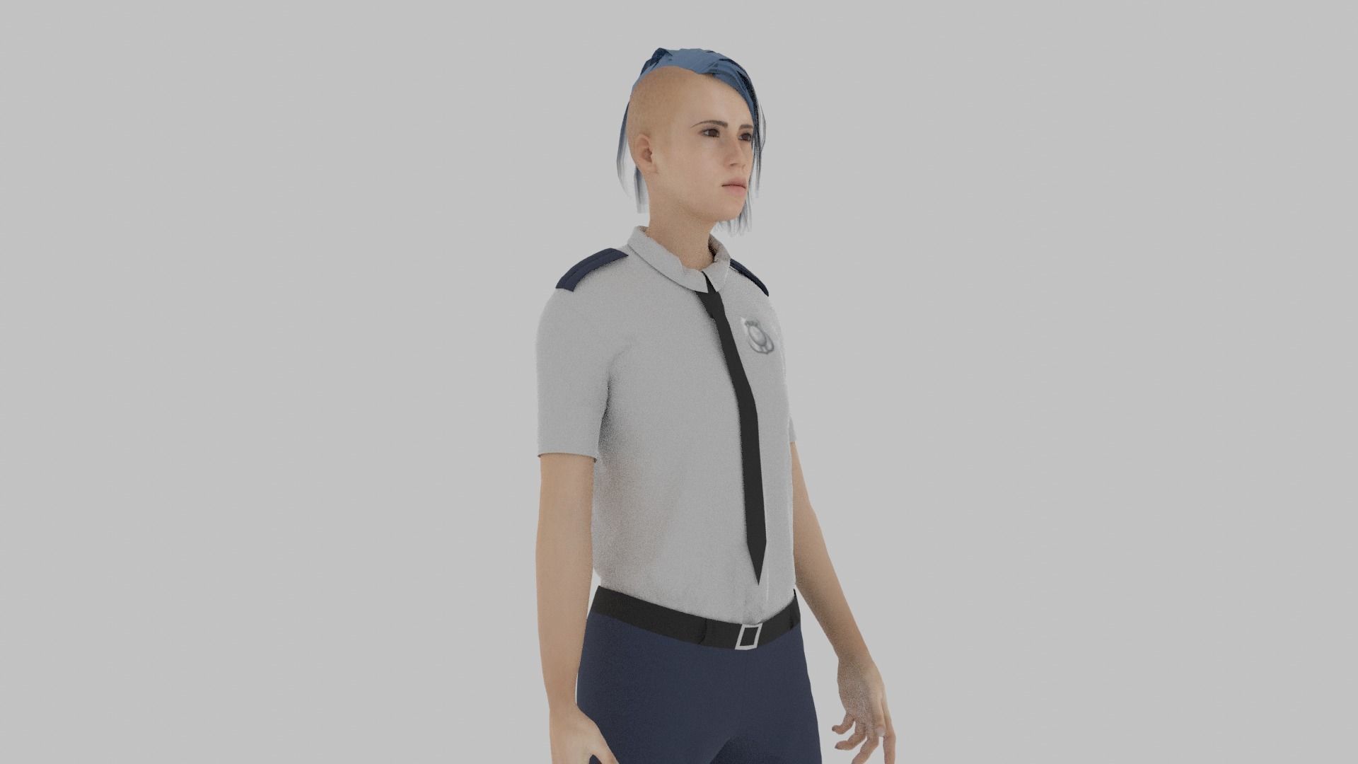 3D model Police Officer Woman VR / AR / low-poly | CGTrader