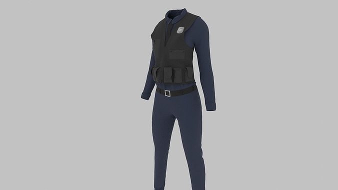 3D model Police Uniform VR / AR / low-poly | CGTrader