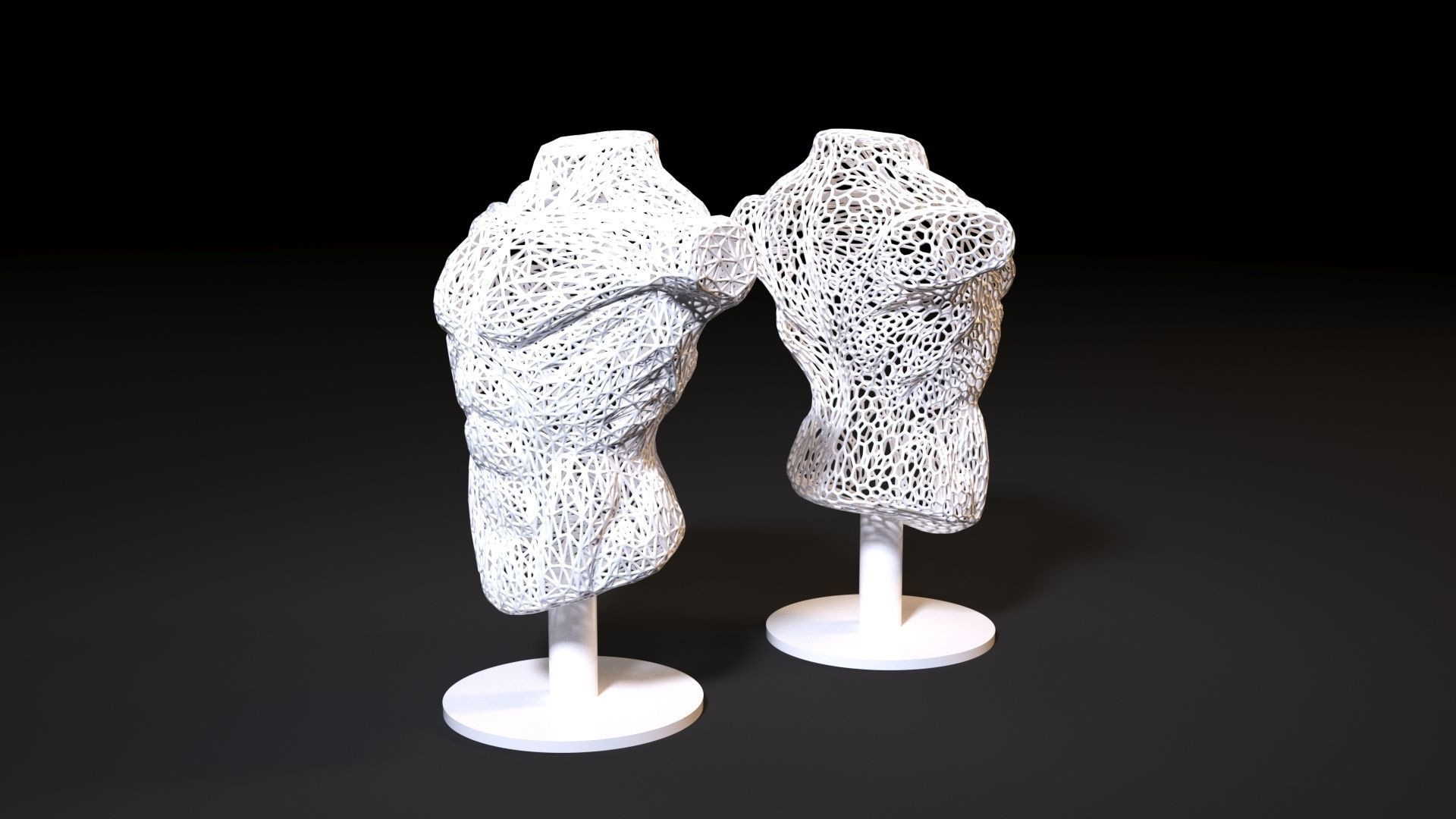 Male torso 3D model 3D printable | CGTrader