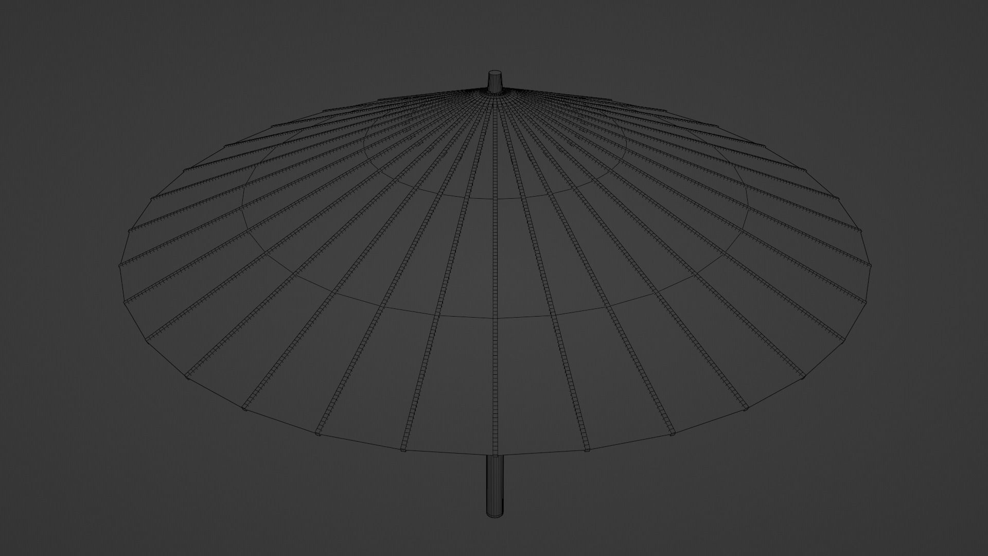 Wagasa Japanese Umbella 3D model | CGTrader