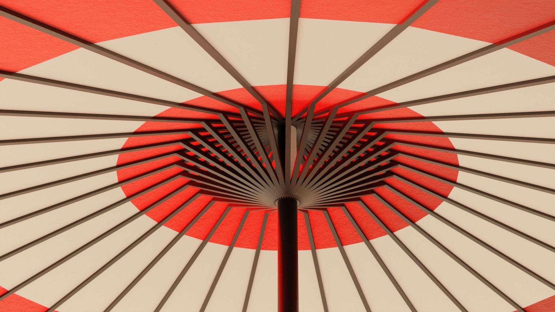 Wagasa Japanese Umbella 3D model | CGTrader