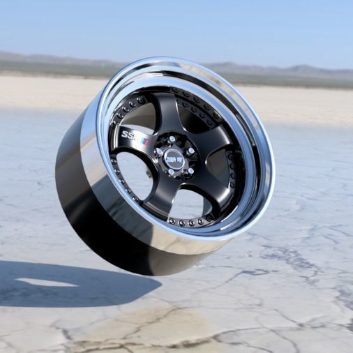 SSR PROFESSOR SP1 18 INCH RIMS with advan tires 3D model 3D printable ...