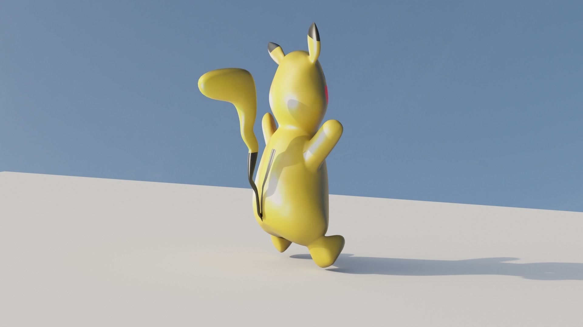 3D model Inflatable rubber Pokemon pikachu VR / AR / low-poly | CGTrader