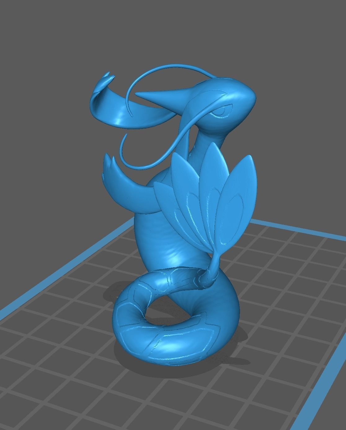 Milotic pokemon 3D print model 3D model 3D printable | CGTrader