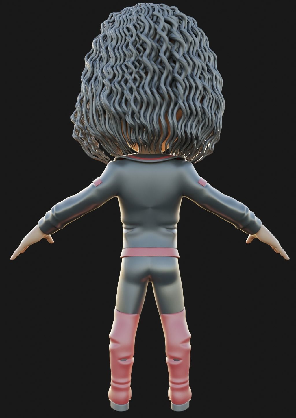 Guy Boy Man Rick James 3D model rigged | CGTrader