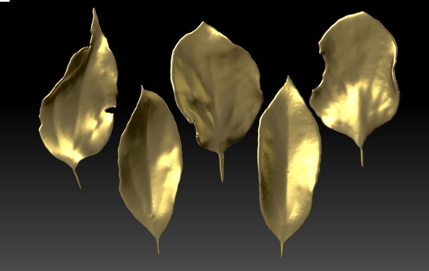 3D printing leaves ZB leaf brush Plant leaves 3D model 3D printable ...