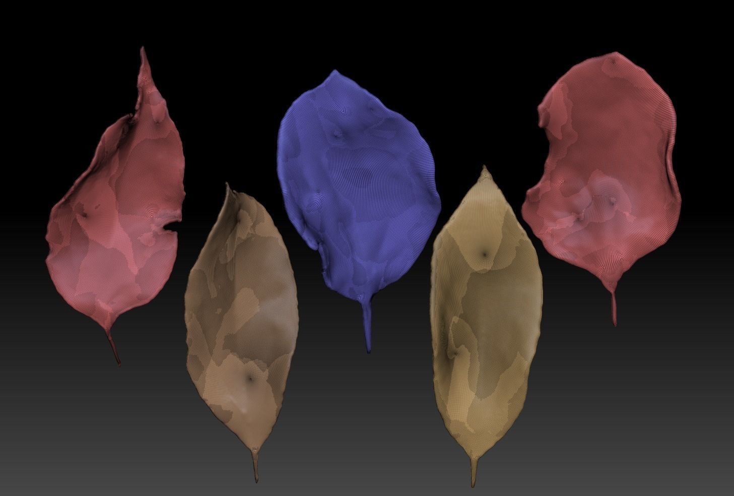 3D printing leaves ZB leaf brush Plant leaves 3D model 3D printable ...