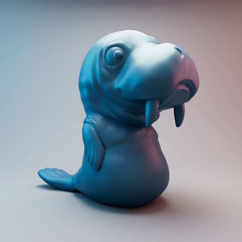 Walru Saurus 3D model 3D printable | CGTrader
