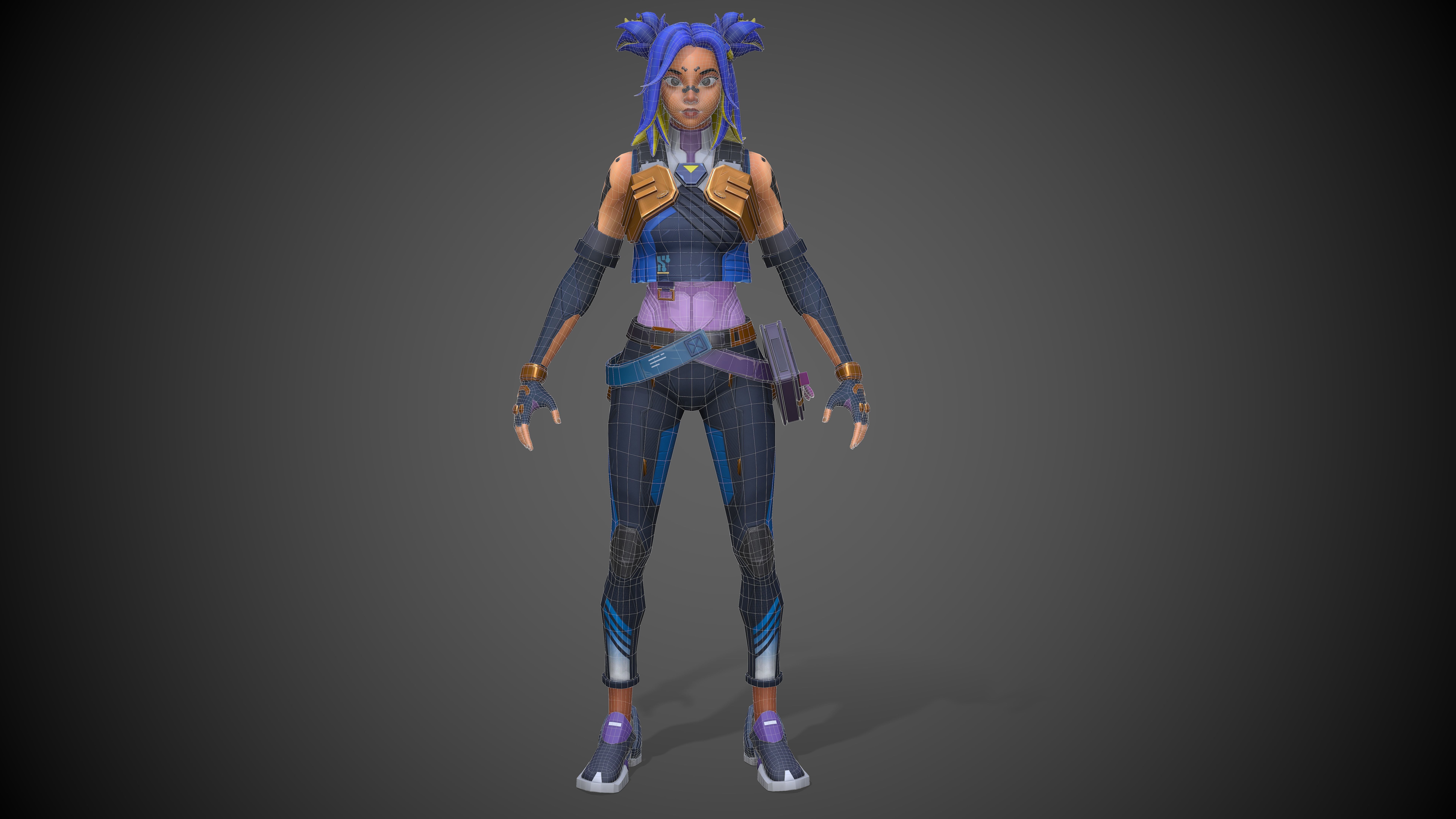 3D model Neon from Valorant VR / AR / low-poly | CGTrader