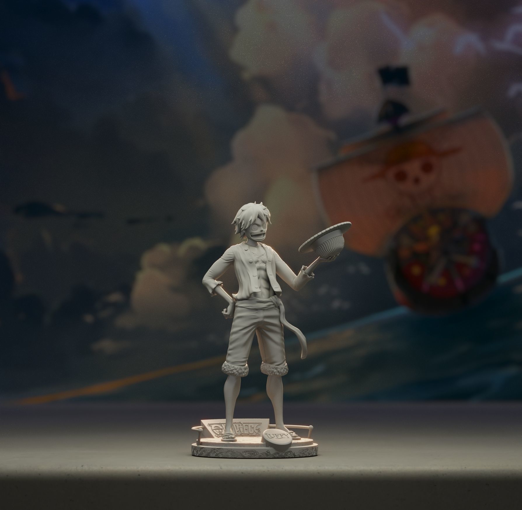 LUFFY ONE PIECE FANART MONKEY D LUFFY 3D model 3D printable | CGTrader