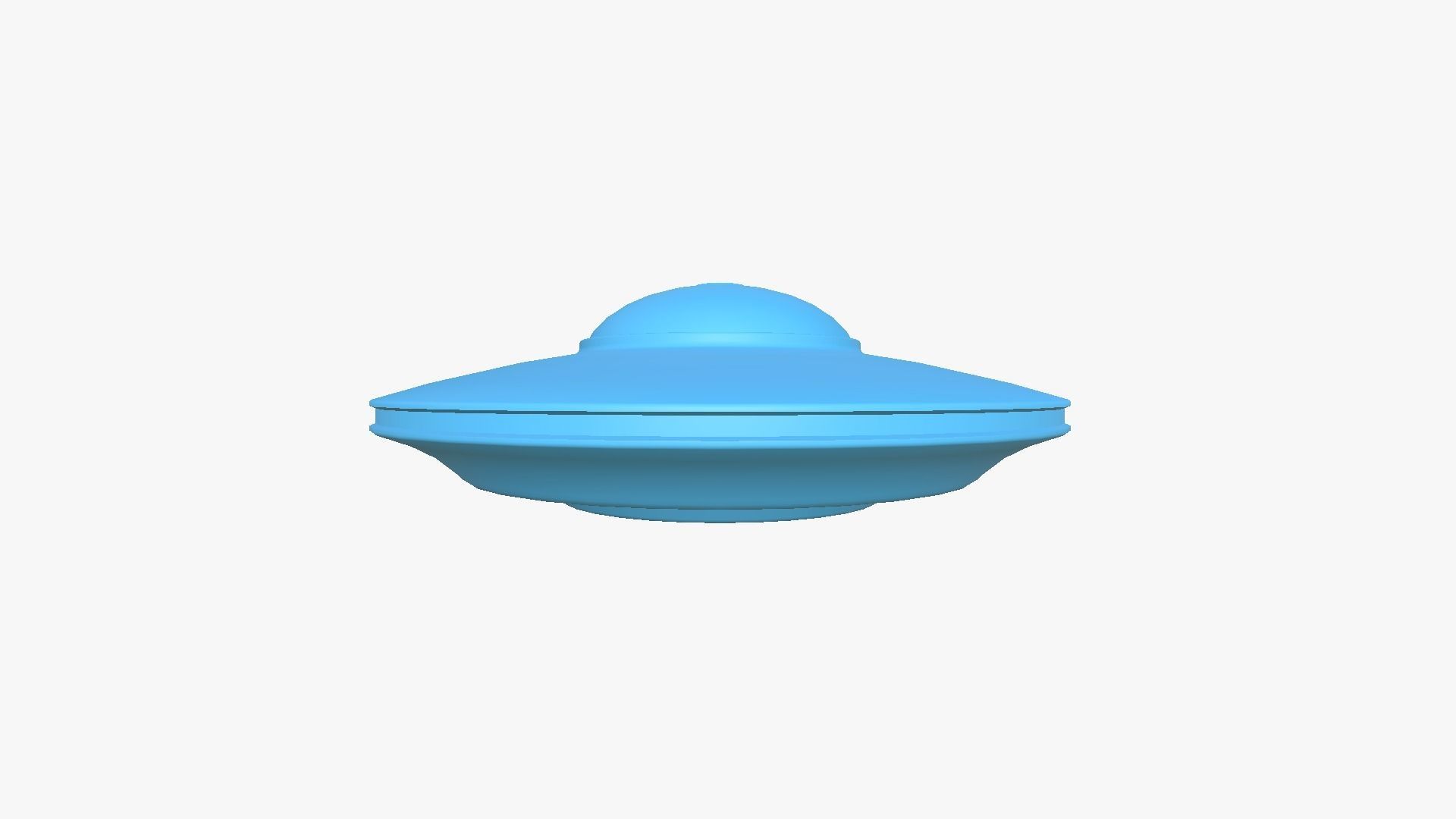 3D model Alien Spaceship UFO B02 Aluminum - Sci Fi Spacecraft Design VR ...