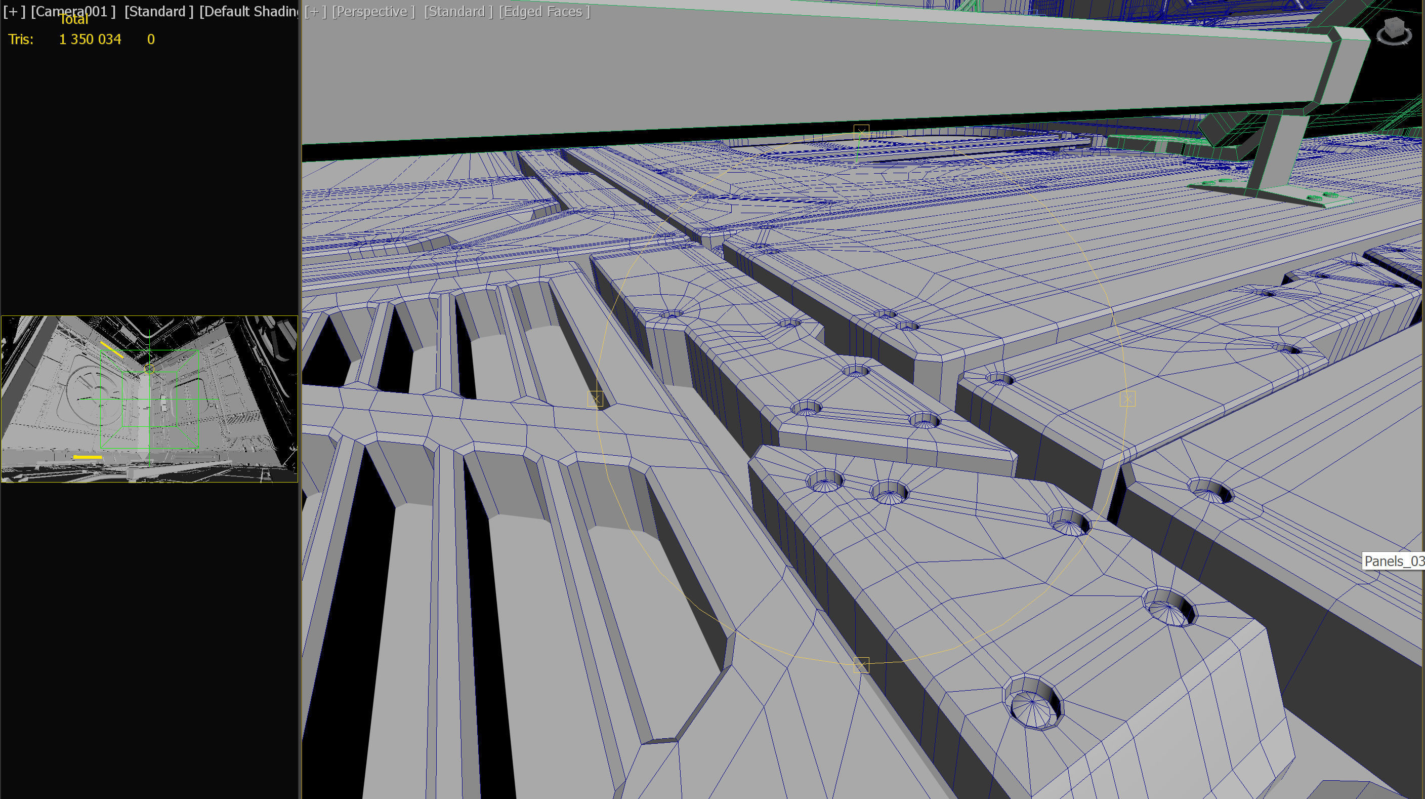 Spaceship Interior 03 Cross Unit PBR 3D model | CGTrader