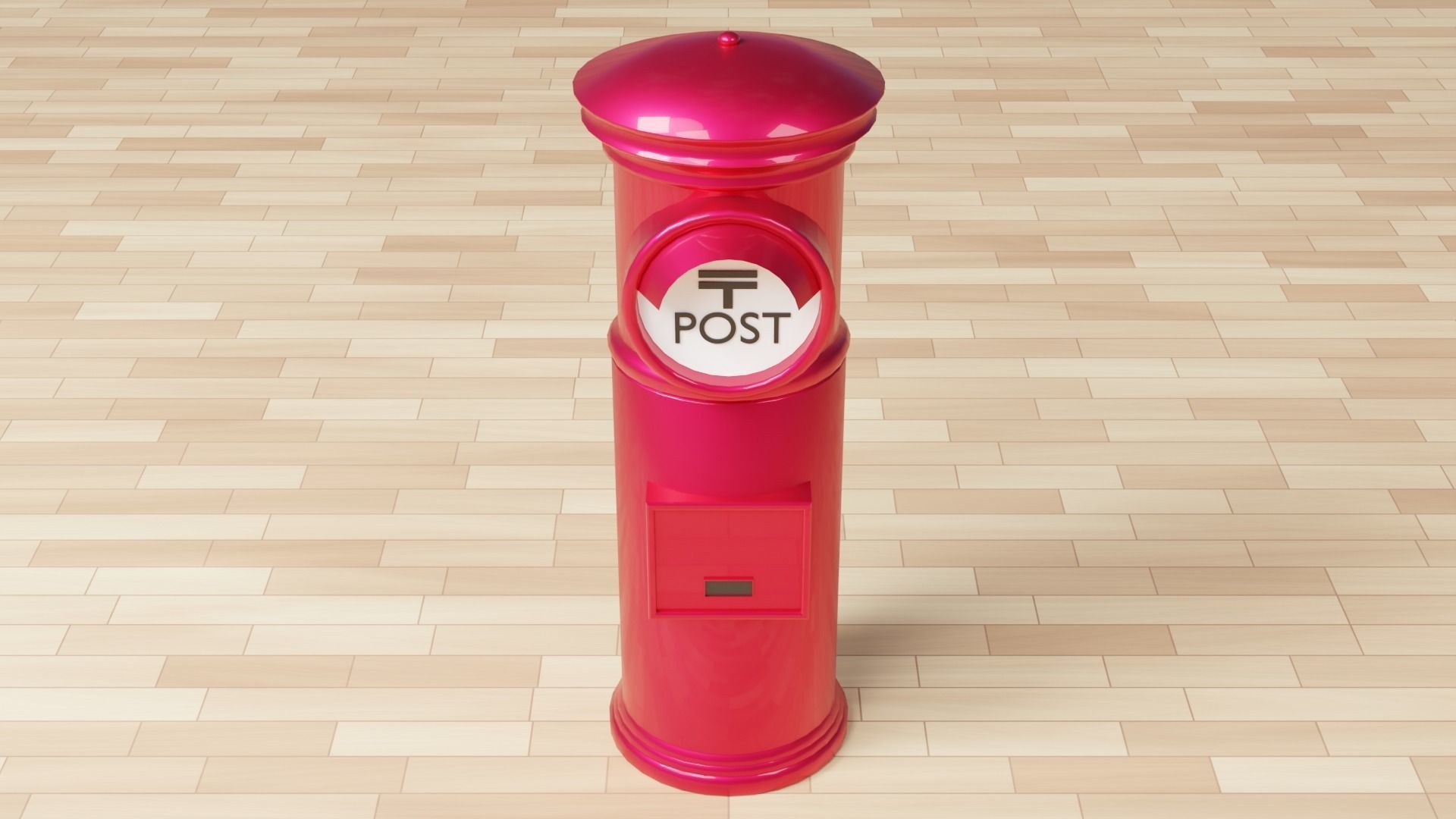 Japanese Mail Box 3D model | CGTrader