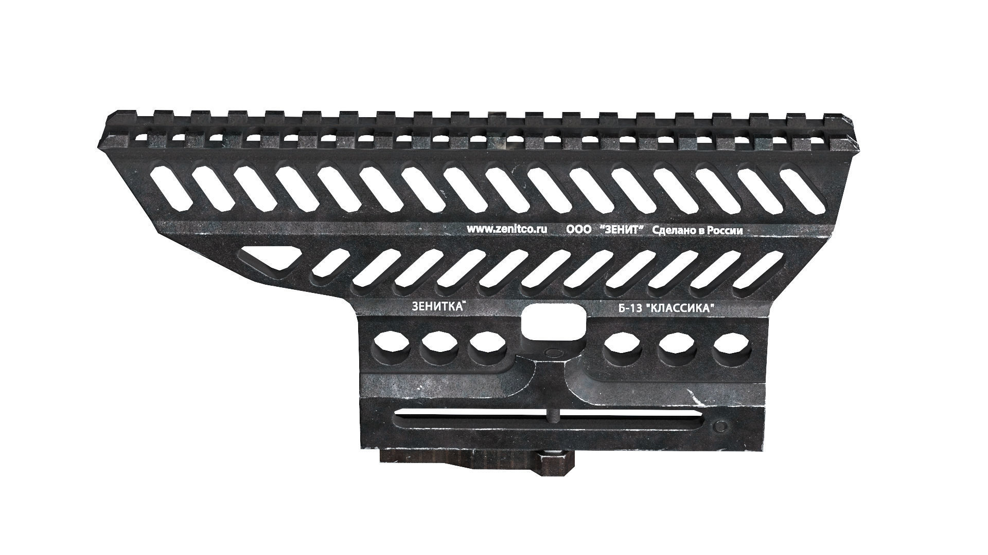 3D model MILITARY Zenitco B-13 Scope Mount Rail for AK ASVAL SVD VR ...