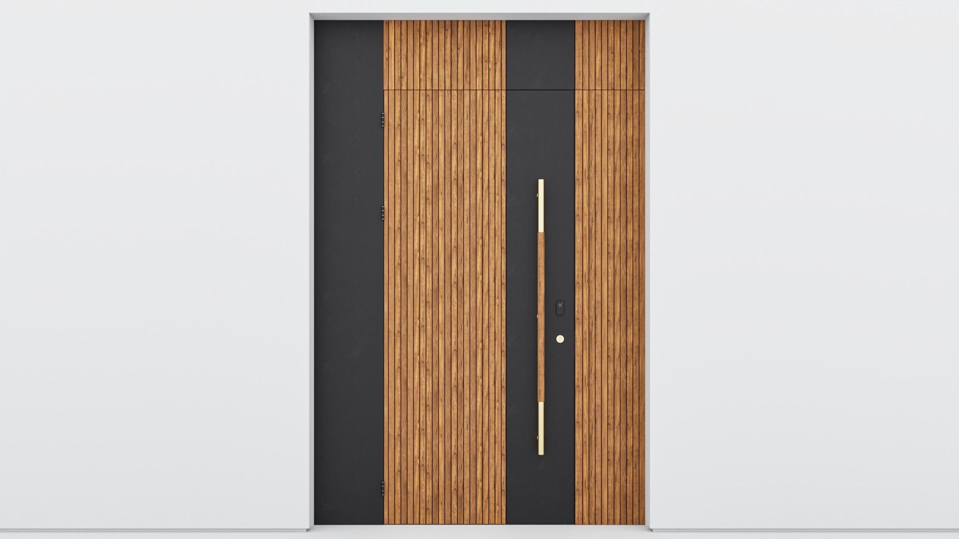 Aluminium door 41 3D model | CGTrader