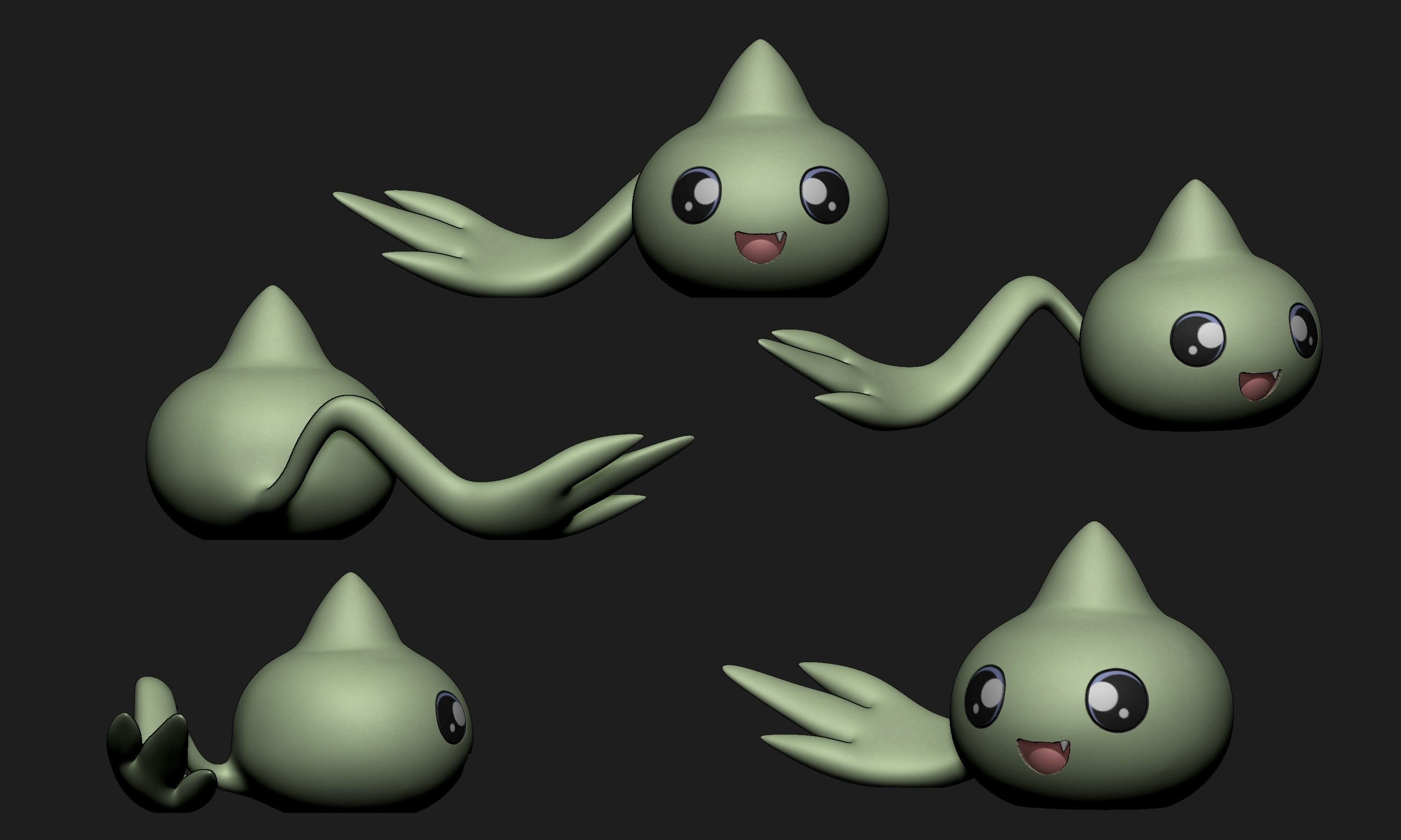 Digimon - Zerimon Evolution Line 3D model 3D printable | CGTrader