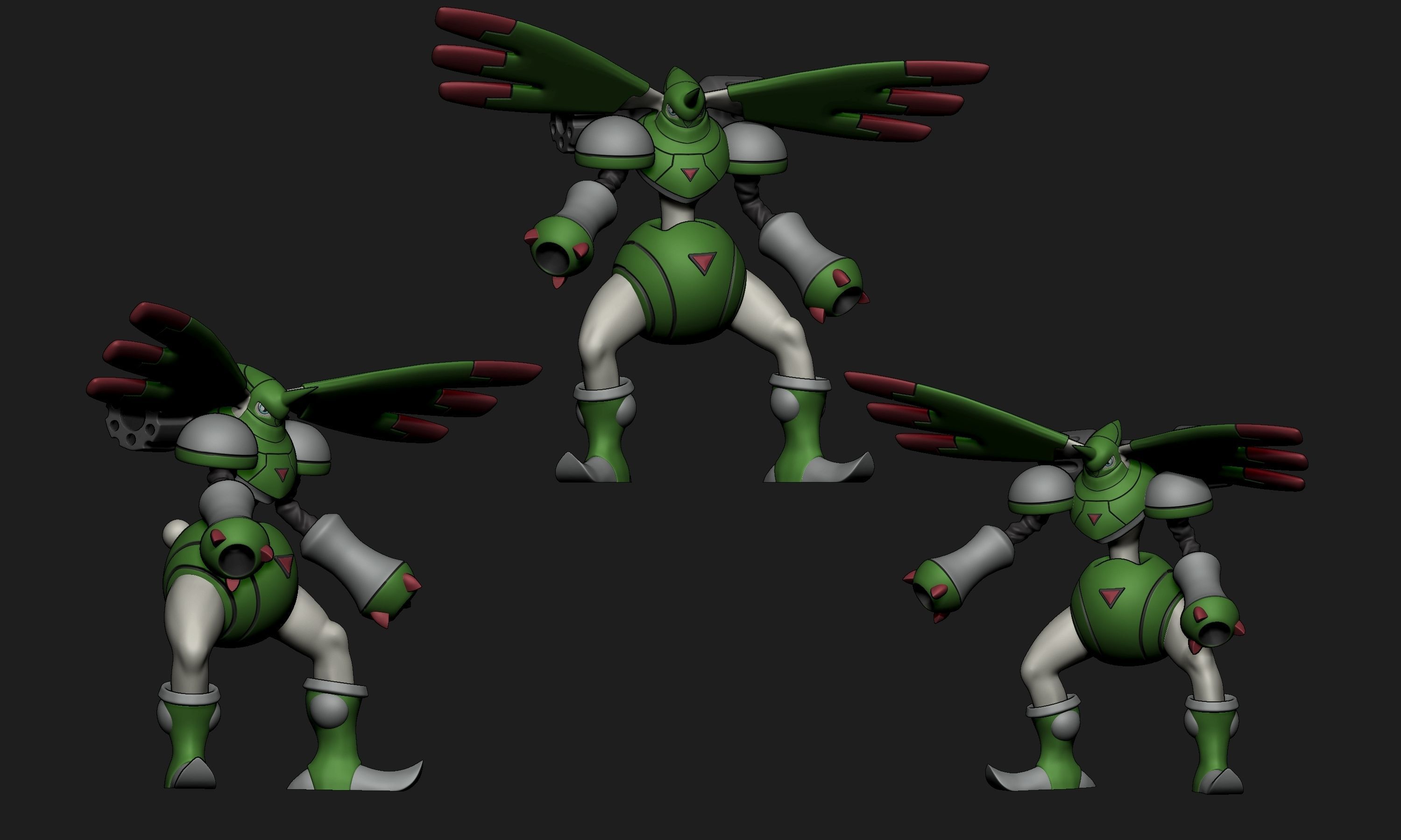 Digimon - Zerimon Evolution Line 3D model 3D printable | CGTrader