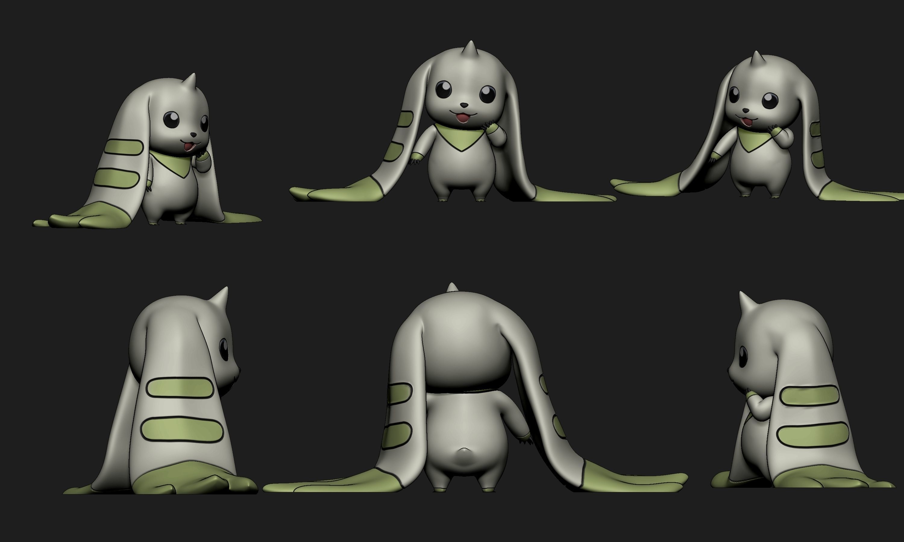 Digimon - Zerimon Evolution Line 3D model 3D printable | CGTrader