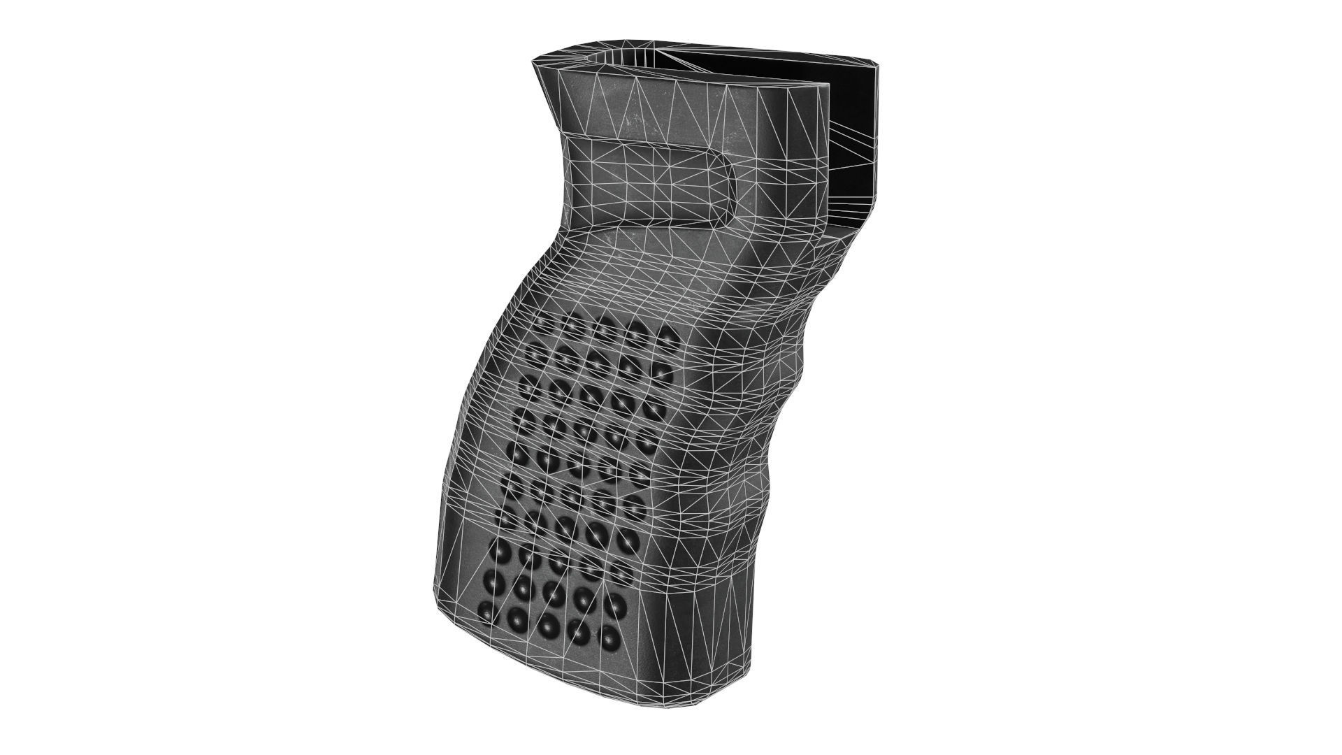 3D model MILITARY Zenitco RK-3 Grip for AK platforms VR / AR / low-poly ...