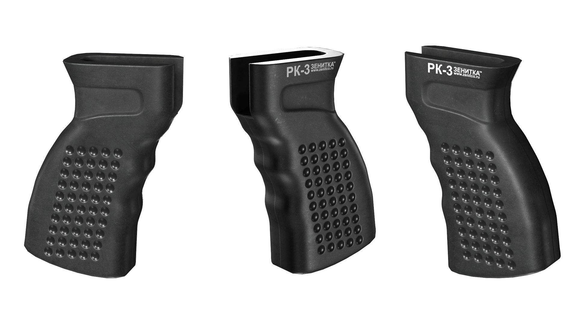 3D model MILITARY Zenitco RK-3 Grip for AK platforms VR / AR / low-poly ...