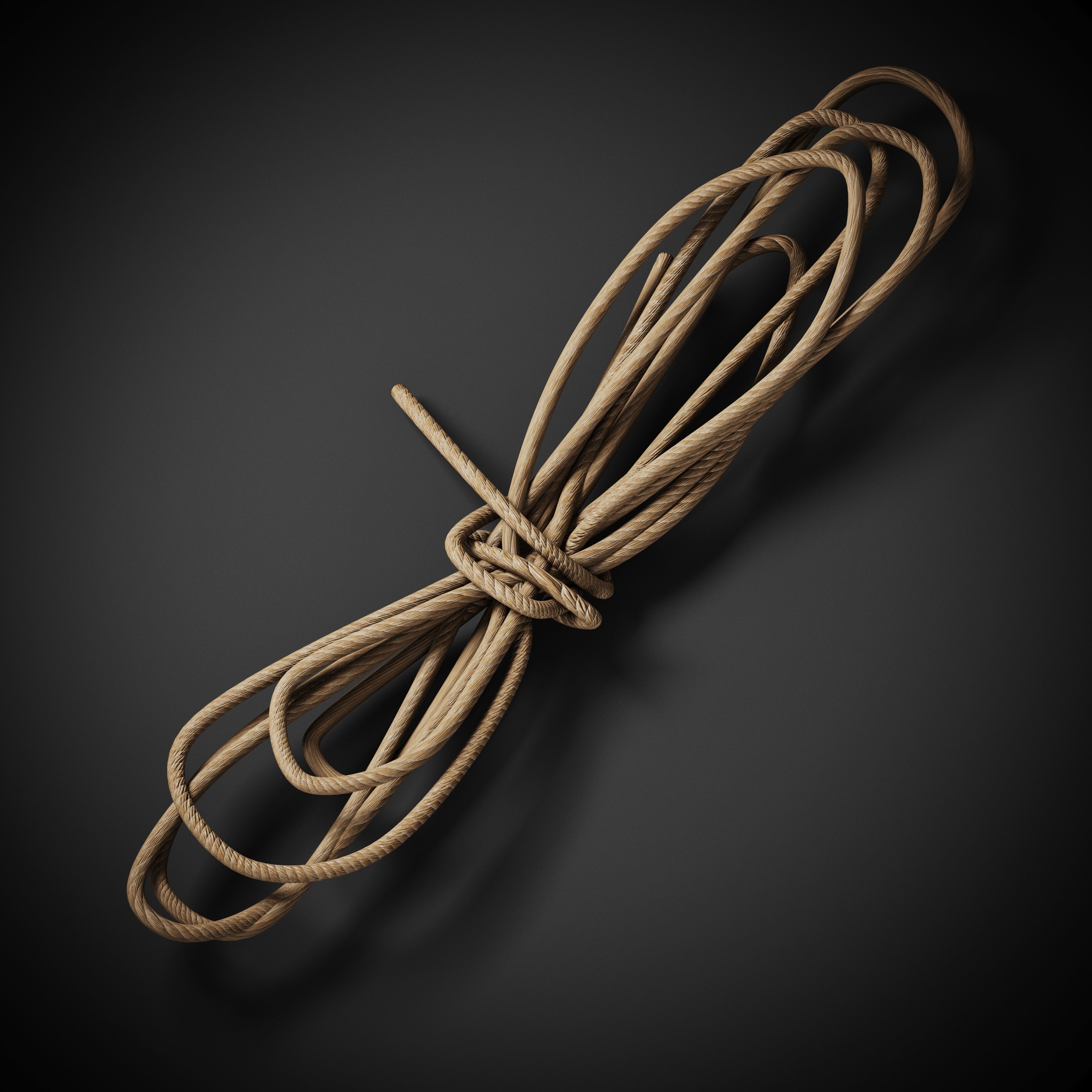 3D model Rope 3d model pair of wooden sticks VR / AR / low-poly | CGTrader