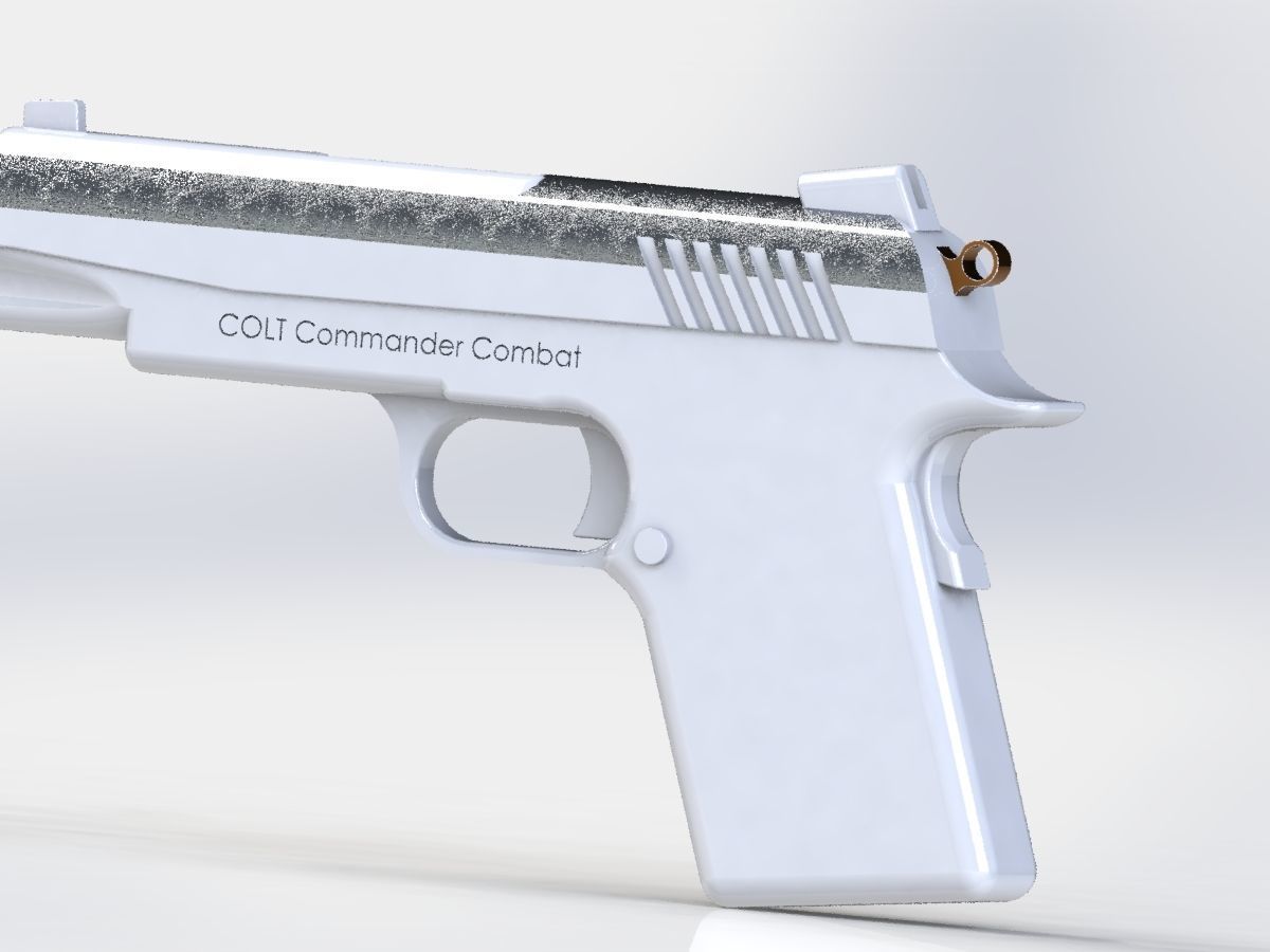 Pistol Colt Combat 3D model | CGTrader