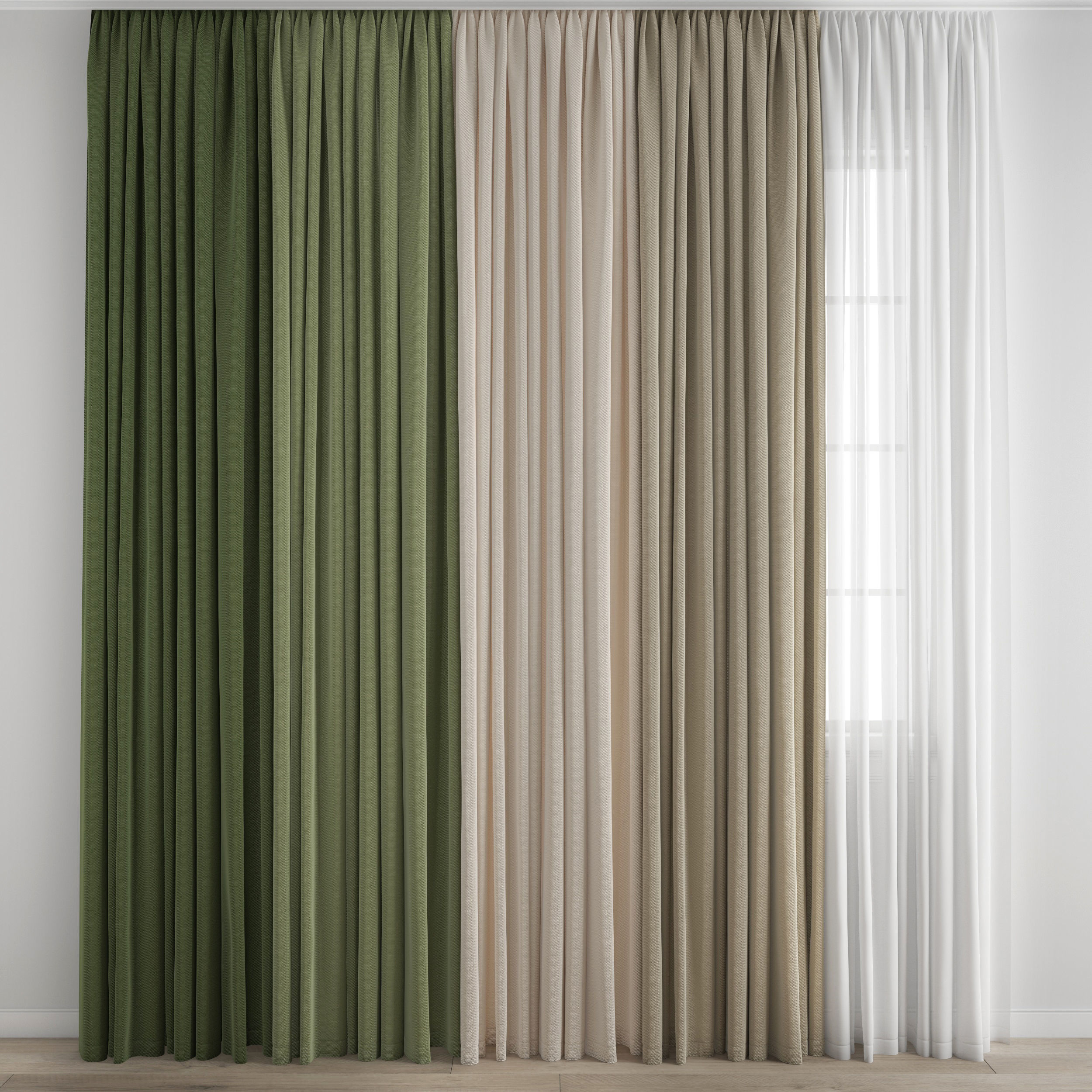 curtain 431 3D model | CGTrader