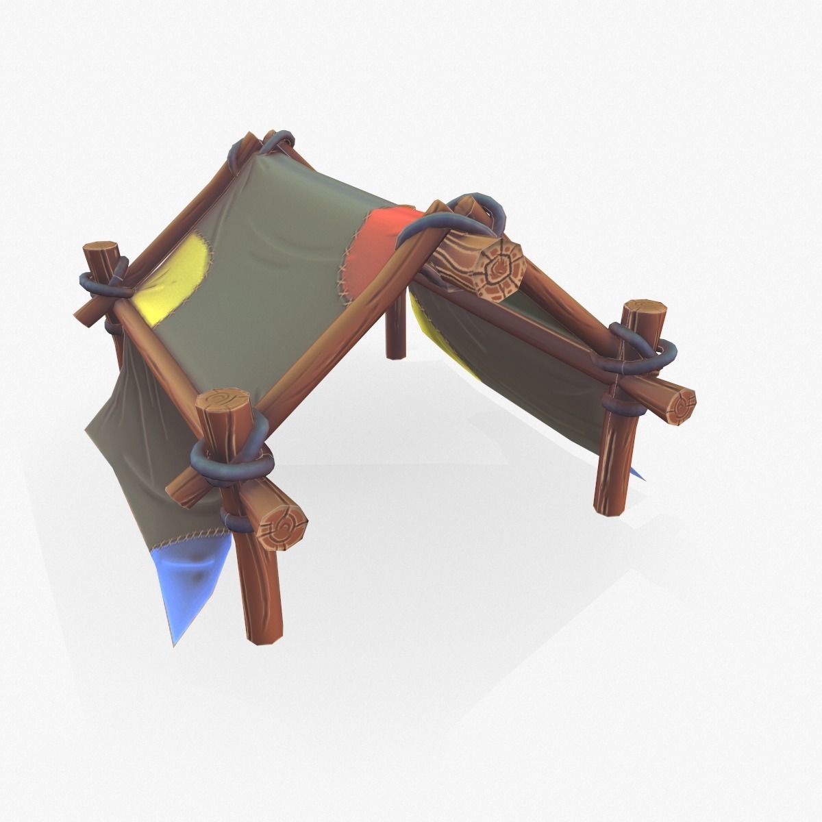 3D model Stylized Tent VR / AR / low-poly | CGTrader