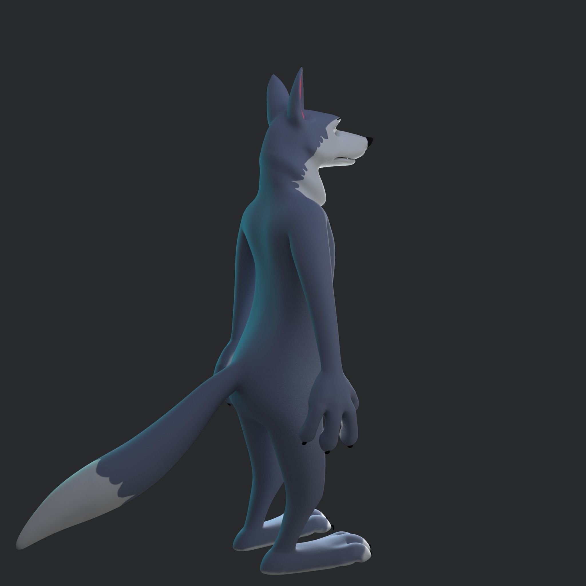 3D model Stylized Old Wolf NoRig VR / AR / low-poly | CGTrader