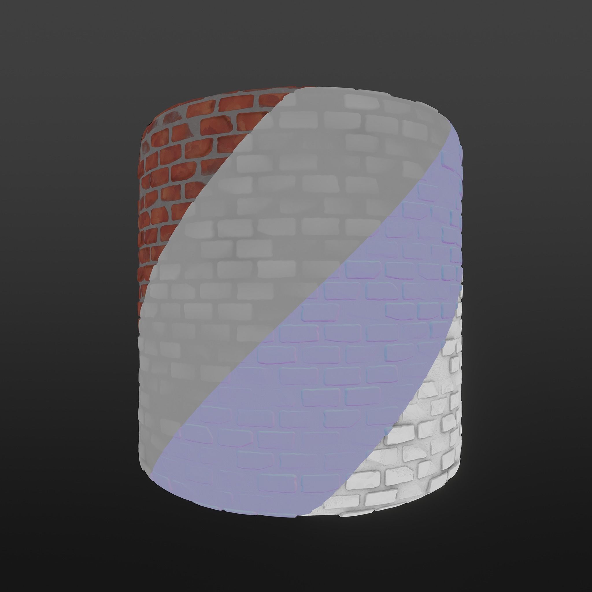 Procedural Stylized Brick Material Texture | CGTrader
