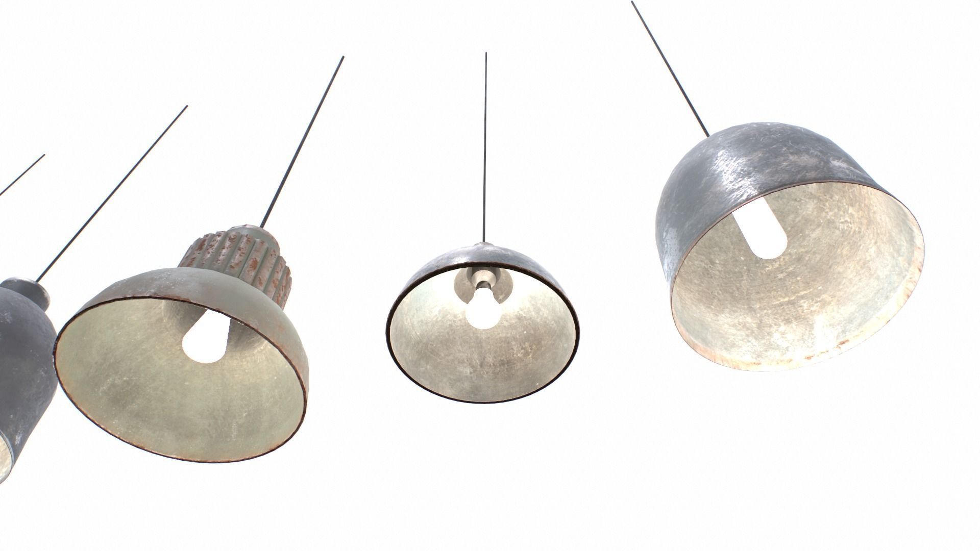 3D model Factory Warehouse and Hangar lights VR / AR / low-poly | CGTrader