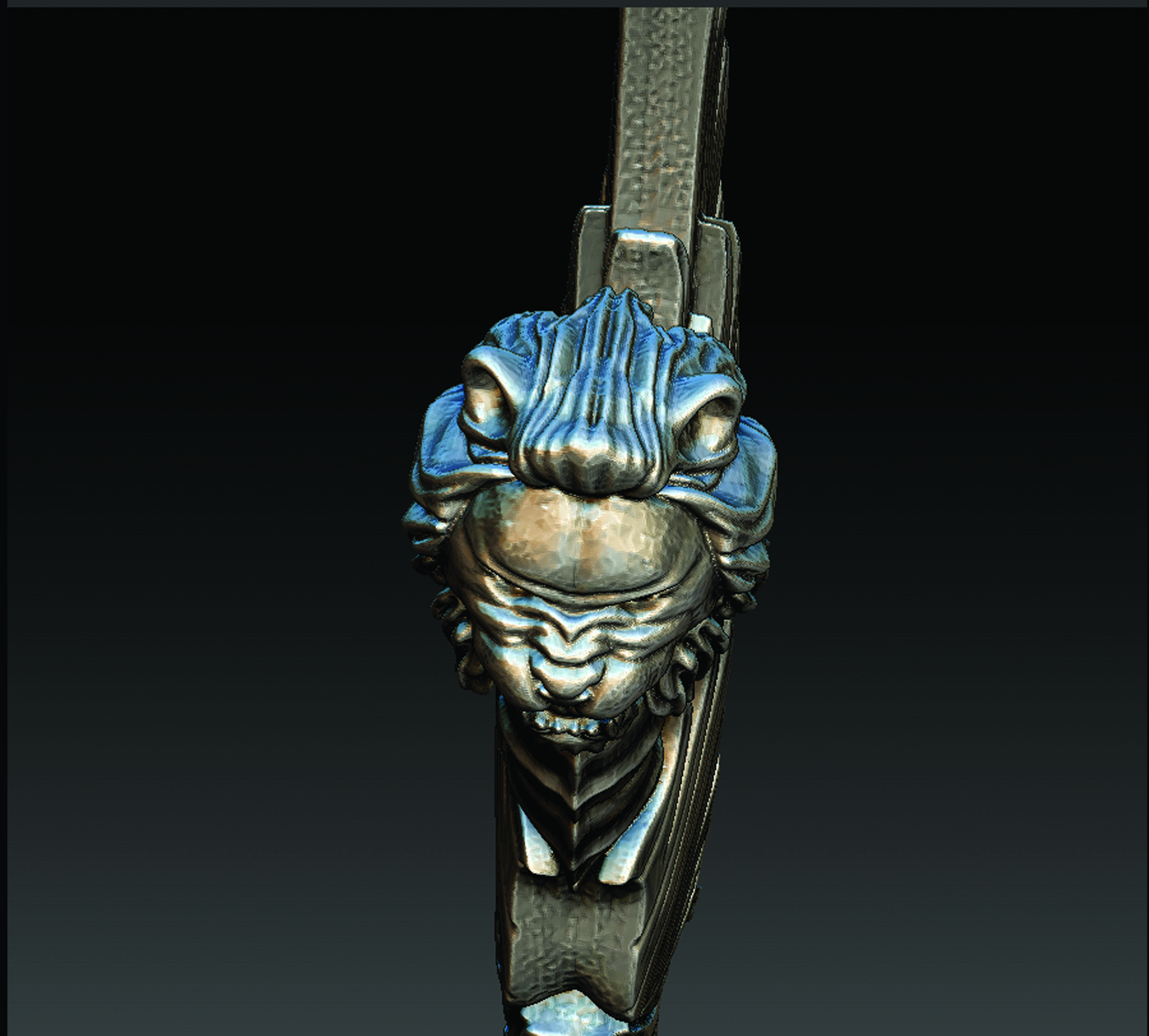 LION KNIFE 3D model 3D printable | CGTrader