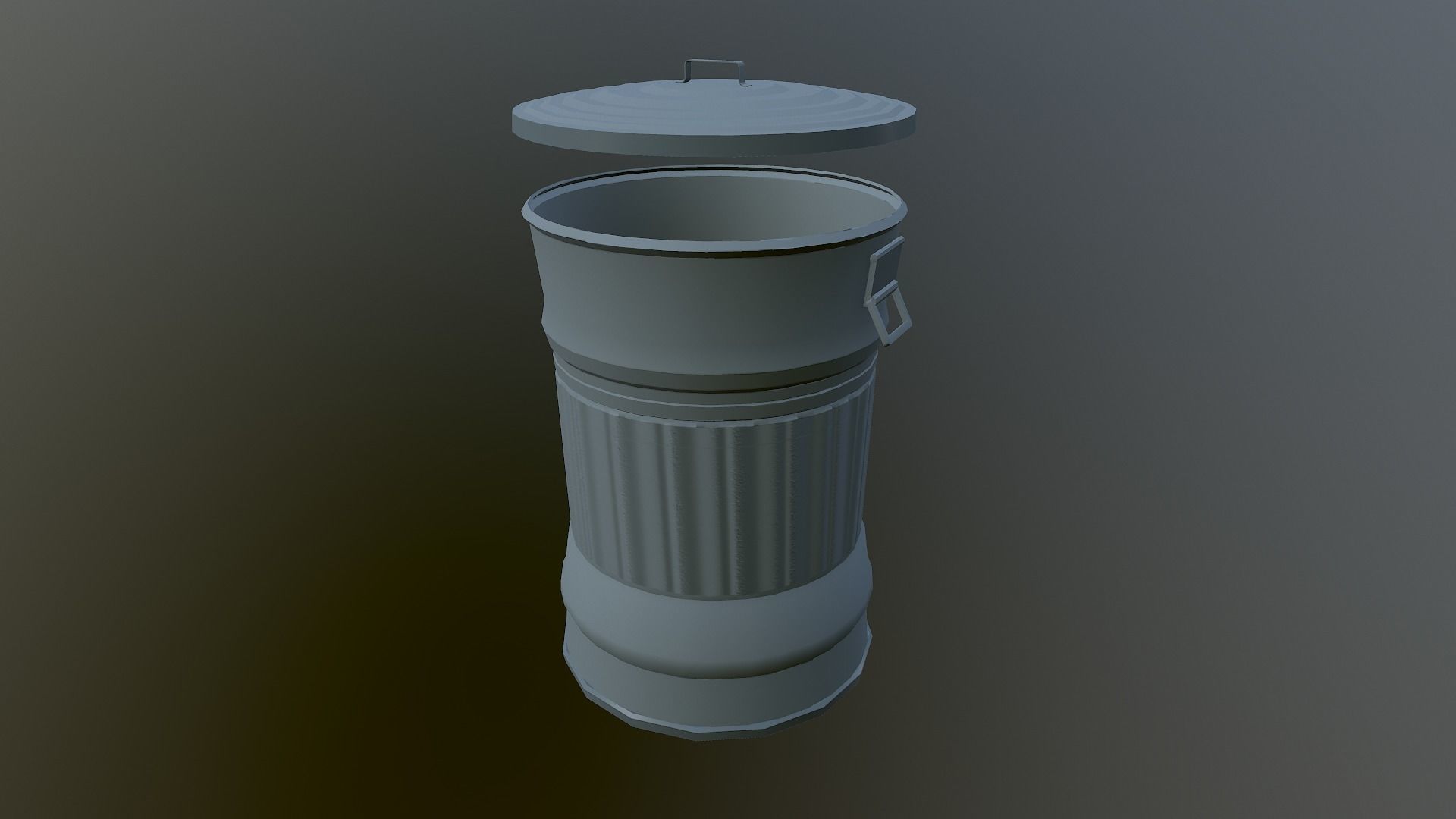 Cartoon Trash Can free VR / AR / low-poly 3D model | CGTrader