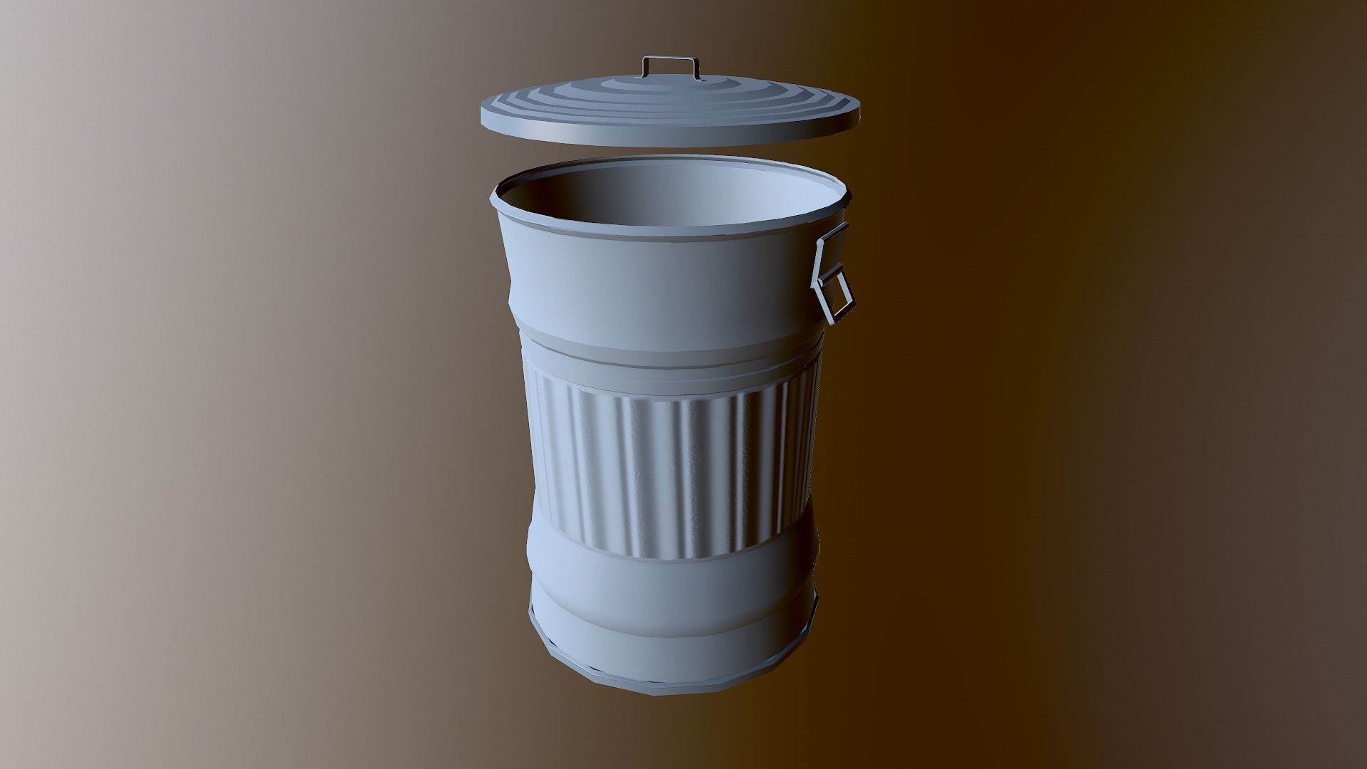 Cartoon Trash Can free VR / AR / low-poly 3D model | CGTrader