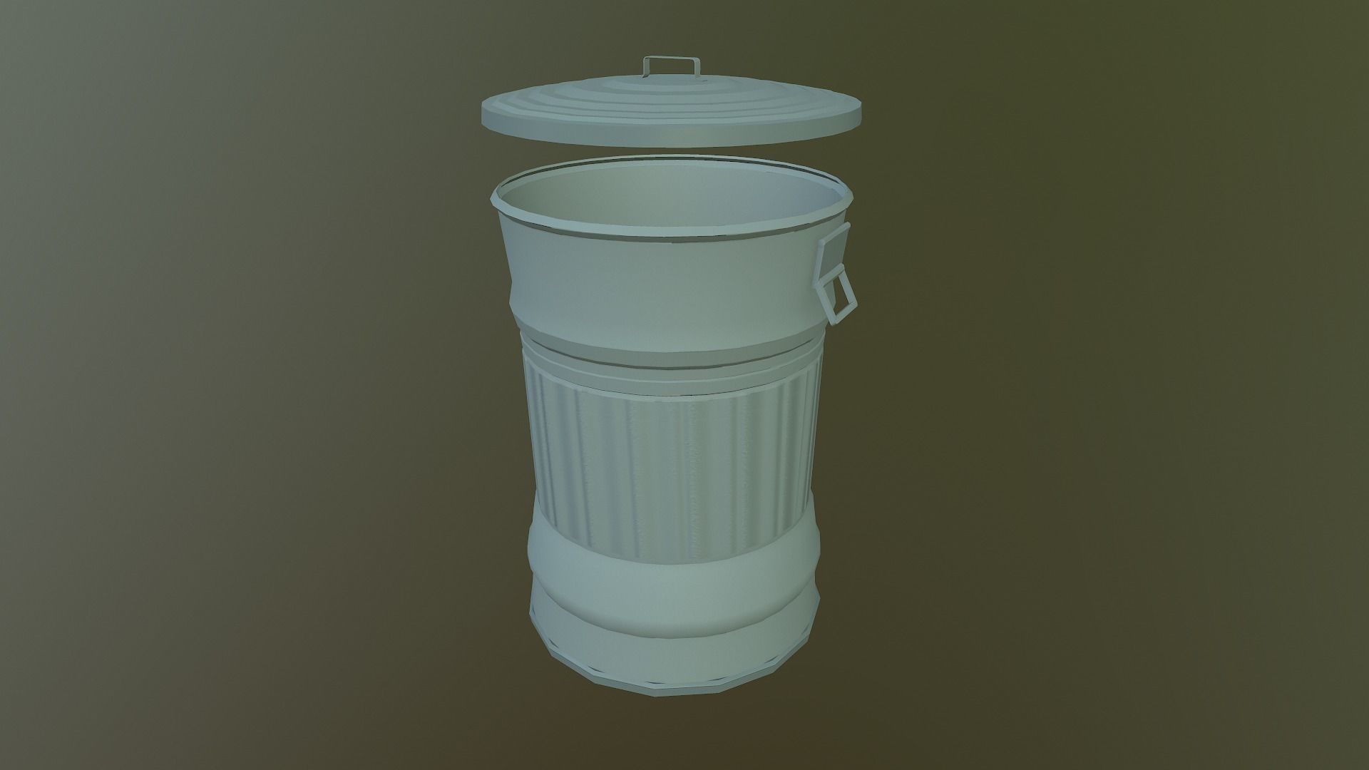 Cartoon Trash Can free VR / AR / low-poly 3D model | CGTrader