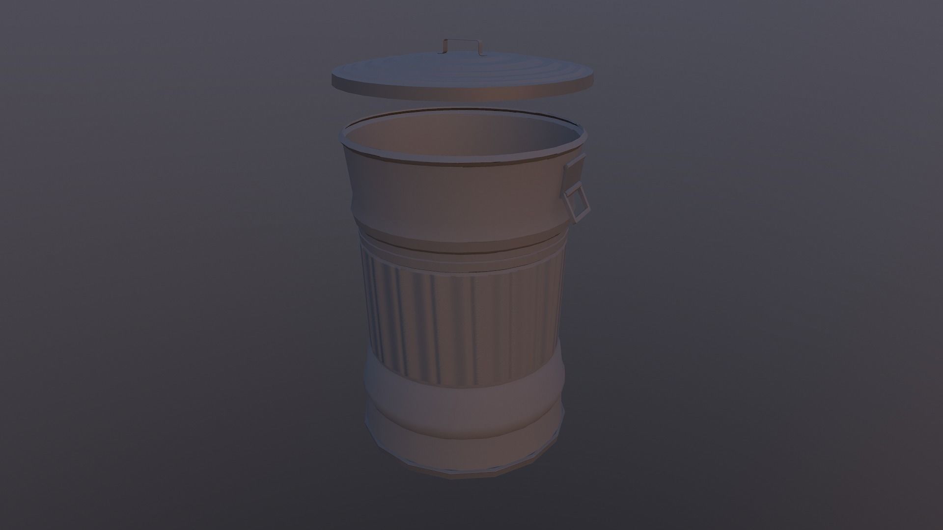 Cartoon Trash Can free VR / AR / low-poly 3D model | CGTrader