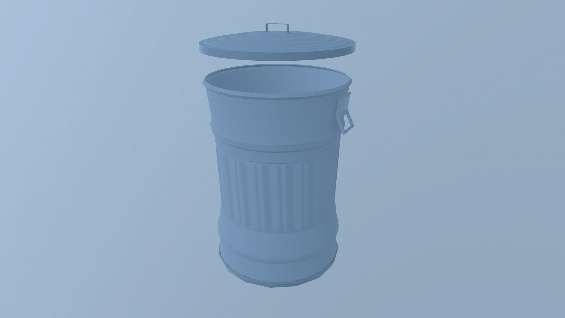 Cartoon Trash Can free VR / AR / low-poly 3D model | CGTrader