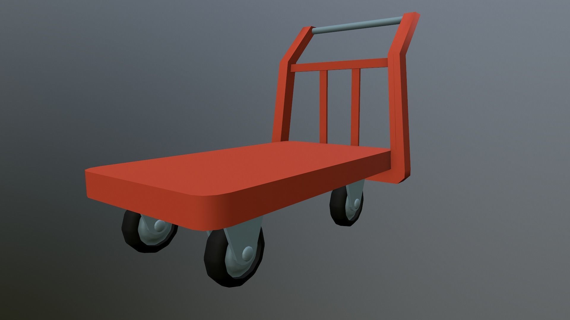3D model Cartoon Trolley VR / AR / low-poly | CGTrader