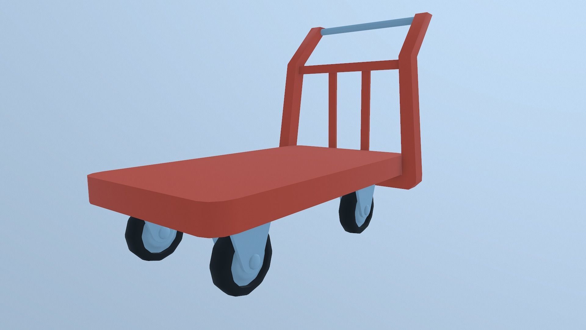 3D model Cartoon Trolley VR / AR / low-poly | CGTrader