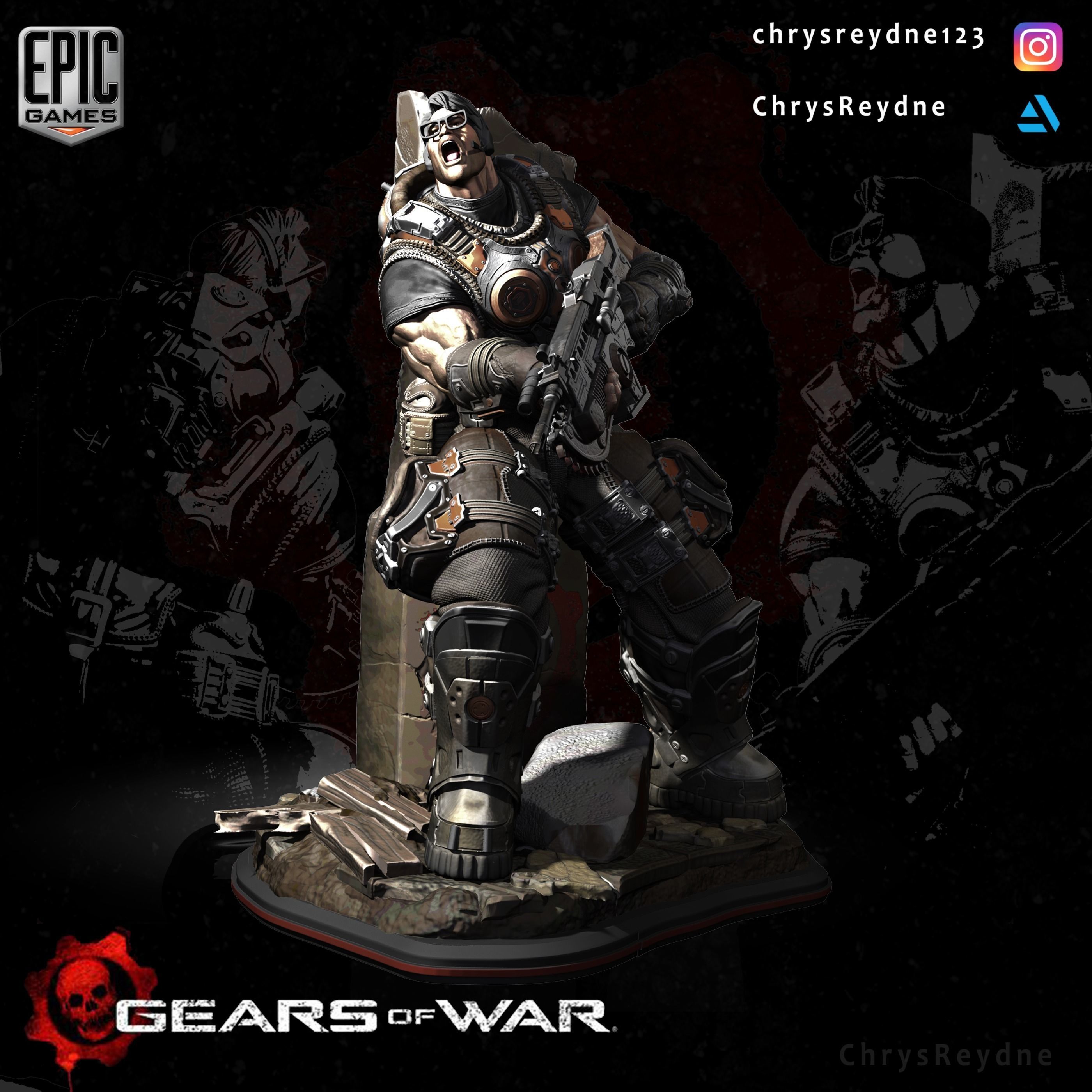 Gears Of War 3D model 3D printable | CGTrader