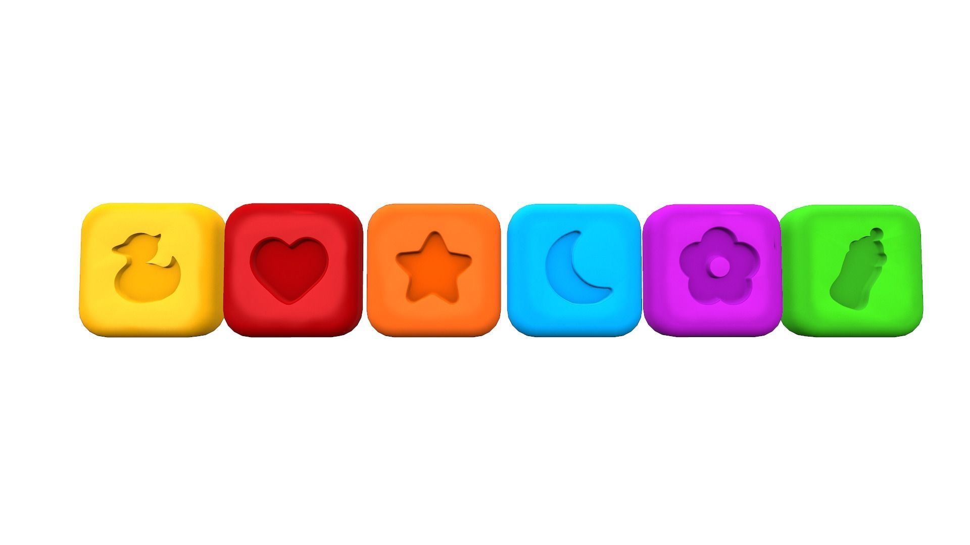 3D model Shape Icons VR / AR / low-poly | CGTrader