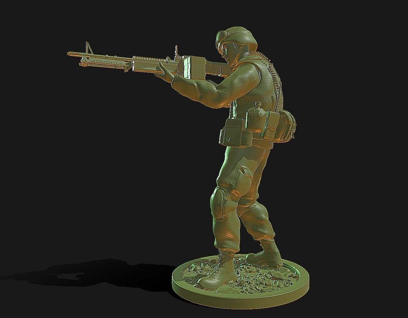 75th Ranger Firing Rifle - US Army 3D model 3D printable | CGTrader