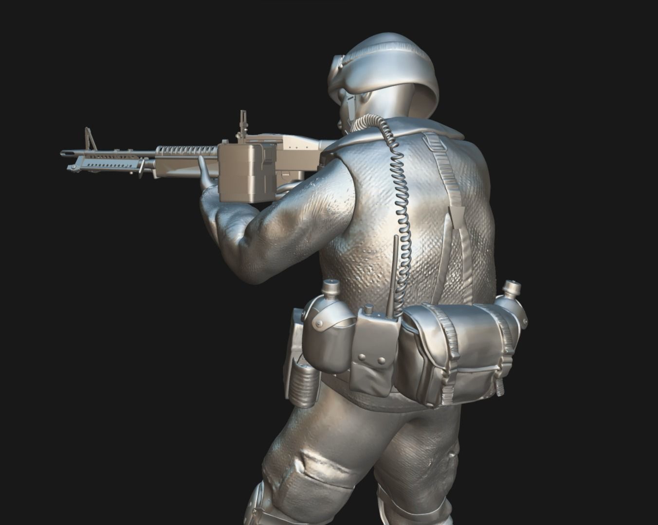 75th Ranger Firing Rifle - US Army 3D model 3D printable | CGTrader