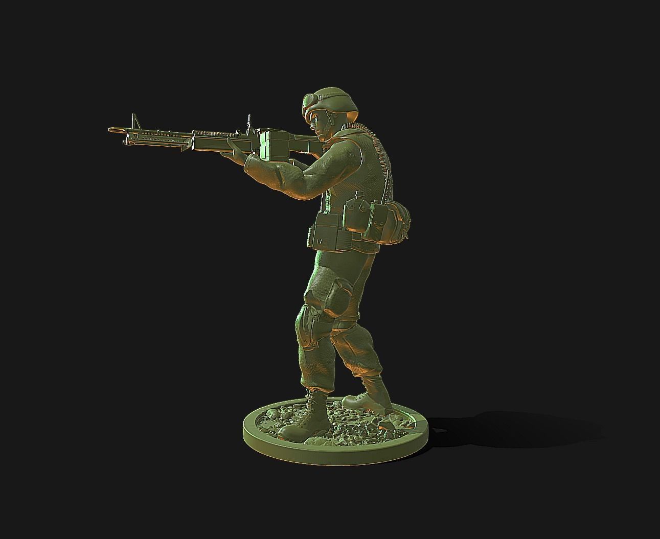 75th Ranger Firing Rifle - US Army 3D model 3D printable | CGTrader