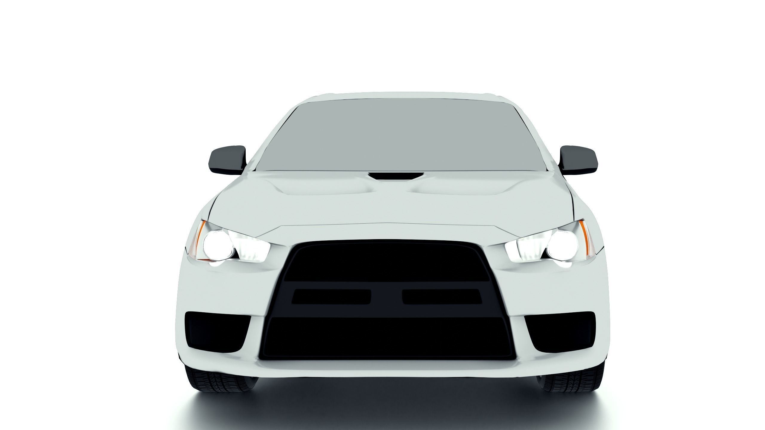 Mitsubishi Lancer Evo X 3D model | CGTrader