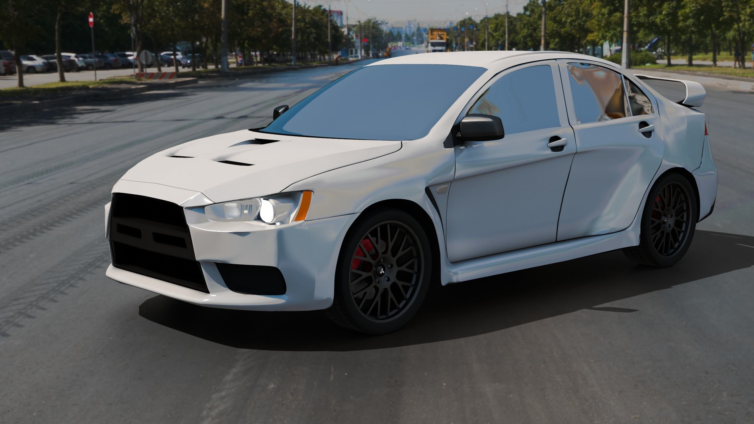 Mitsubishi Lancer Evo X 3D model | CGTrader