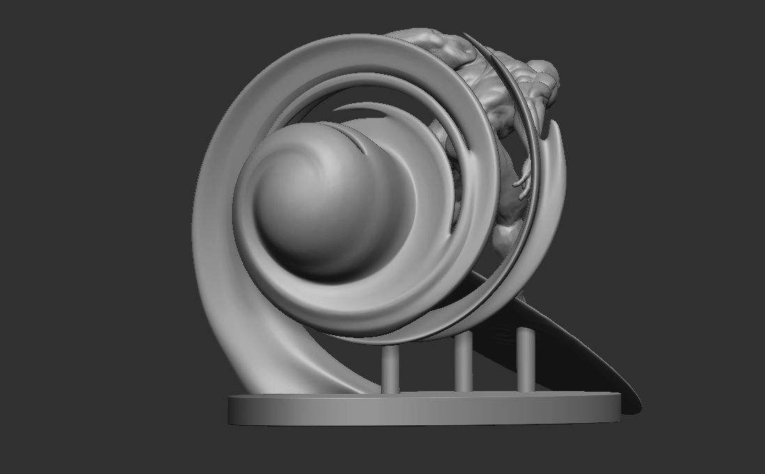 Silver Surfer Print Ready Model in FBX OBJ and STL Formats 3D model 3D ...