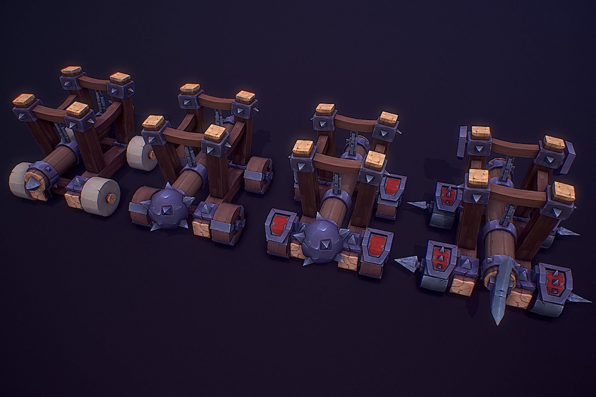 3D model Stylized War Machines VR / AR / low-poly | CGTrader