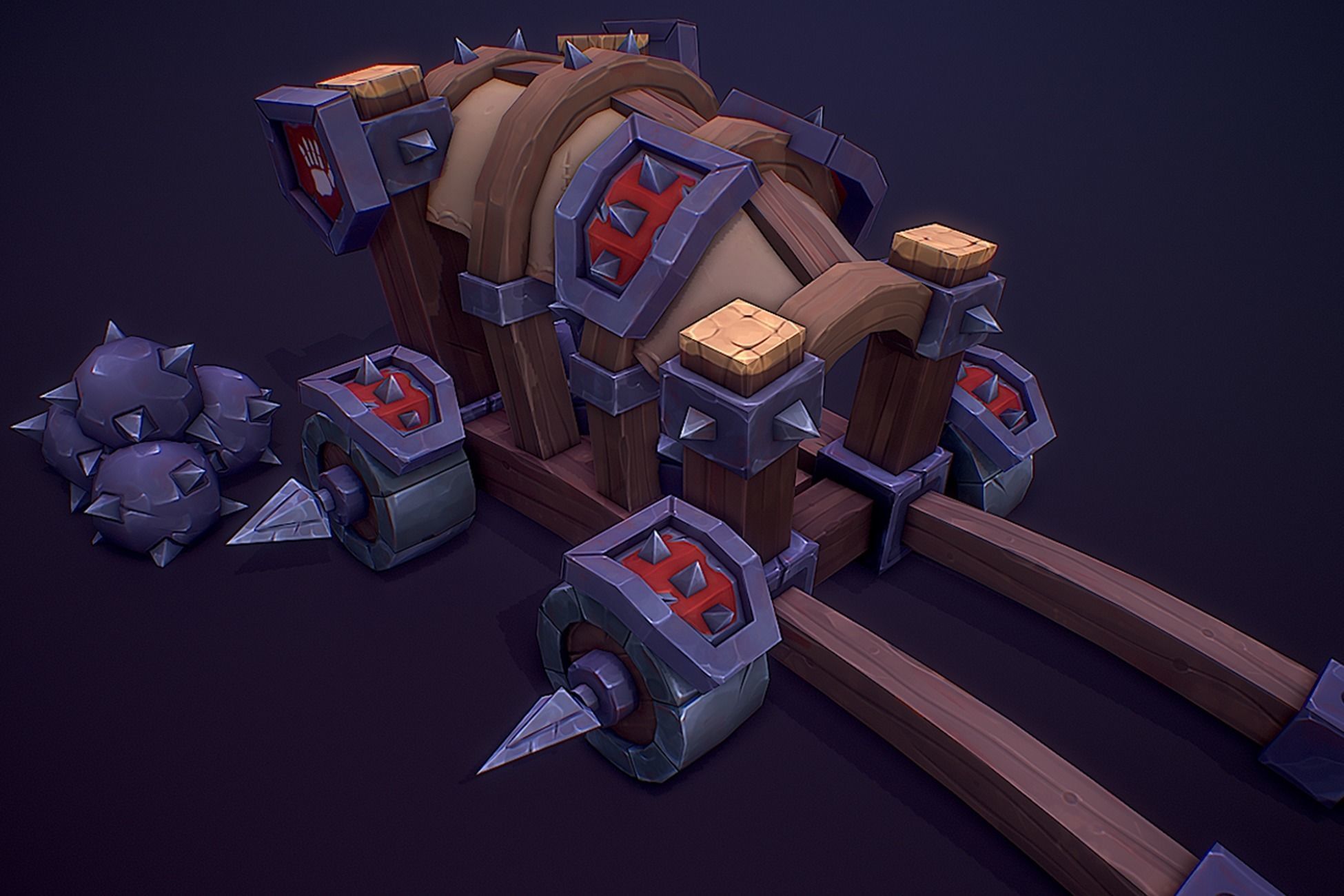 3D model Stylized War Machines VR / AR / low-poly | CGTrader